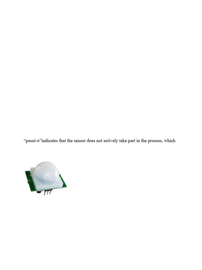 Experiment No 8-PIR Sensor | PDF | Infrared | Sensor
