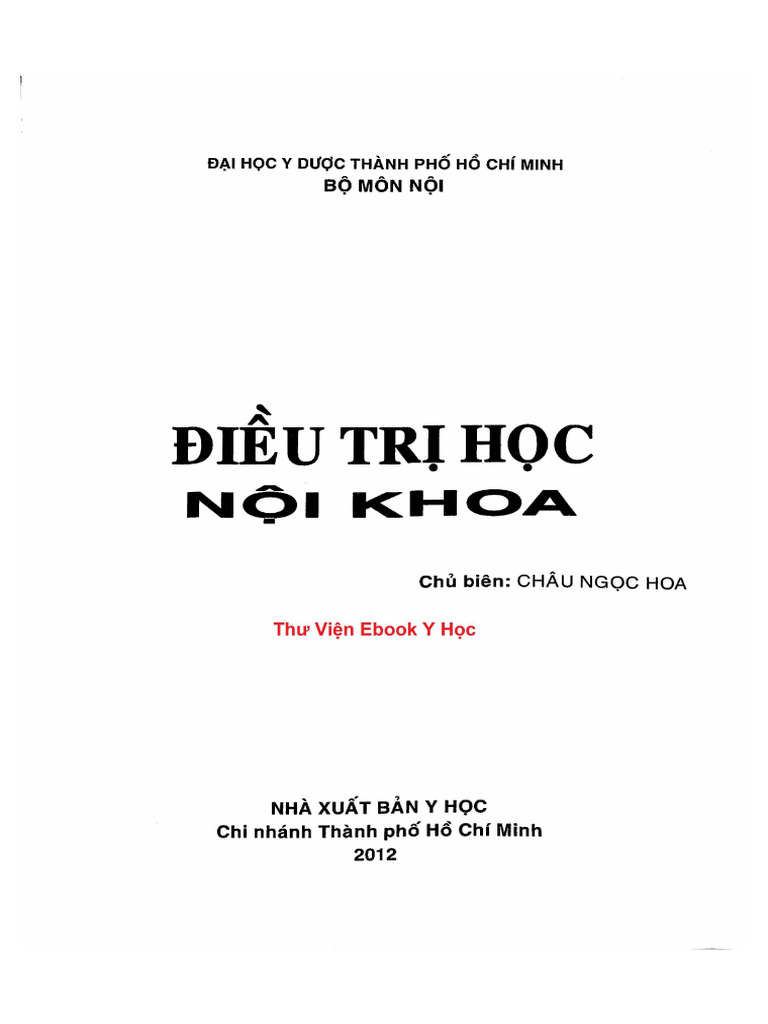 (YhocData - Com) Dieu Tri DHYD HCM | PDF