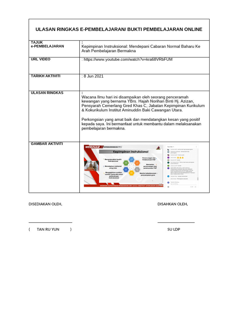 Ulasan ePembelajaran | PDF