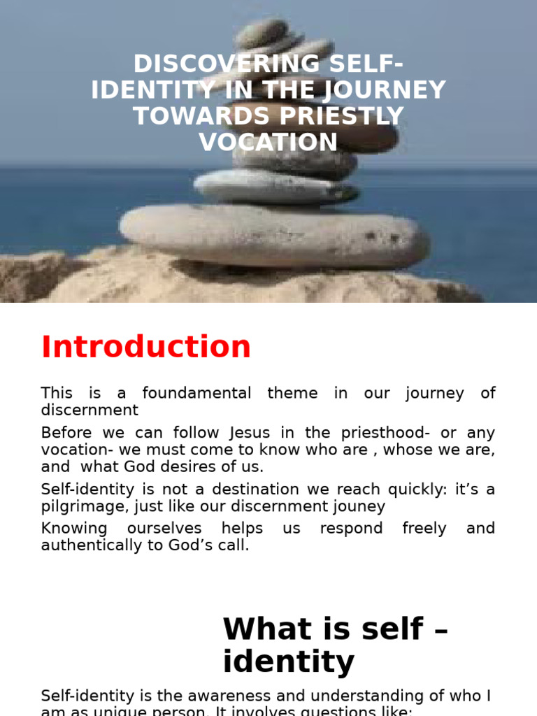 Self-Identity in Priestly Discernment | PDF | Jesus | Self Concept