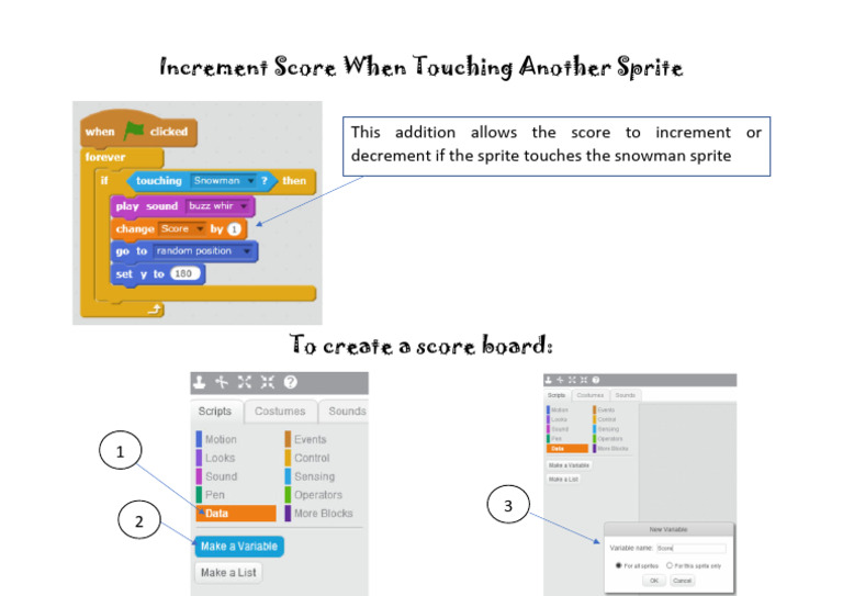 1ad. Increment Score on Touch | PDF