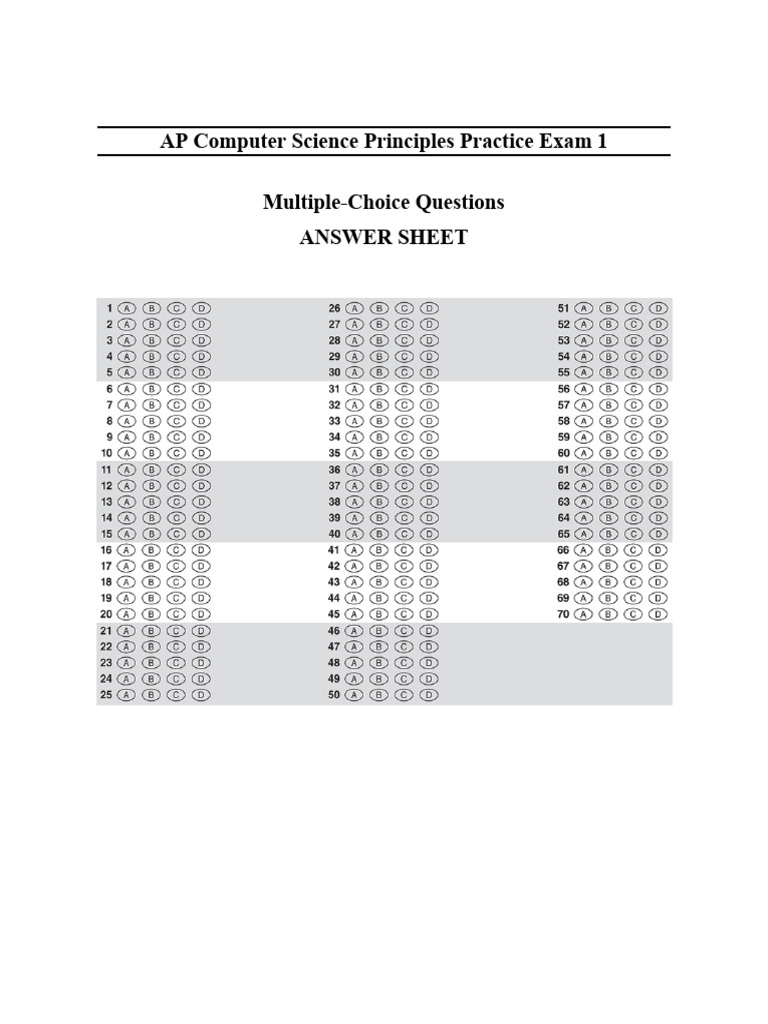 AP Computer Science Principles-EXAM2-5 Steps To A 5-MCQ | PDF | Data Compression | Transmission ...