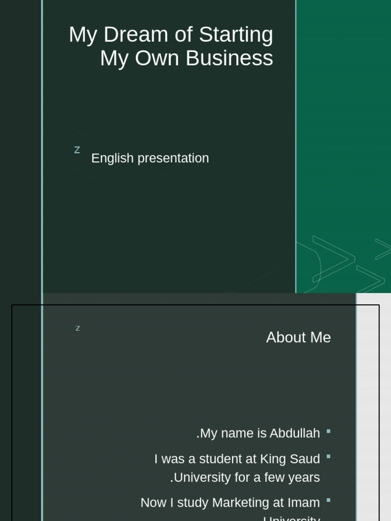 # Start My Own Business Presentation | PDF