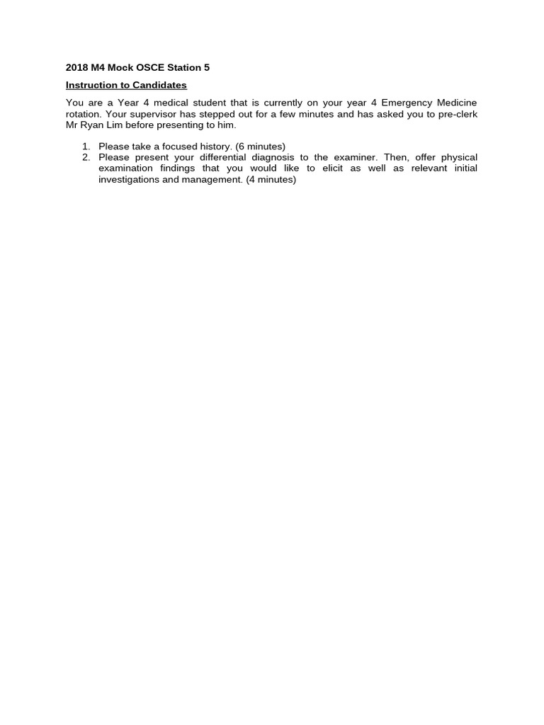 05 Emergency Short - Cauda Equina Syndrome and PID | PDF | Back Pain ...