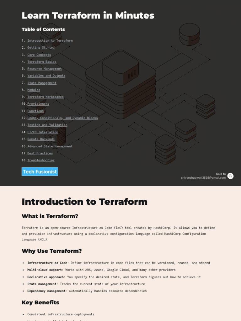 Learn Terraform in Minutes | PDF | Computing | Software Engineering