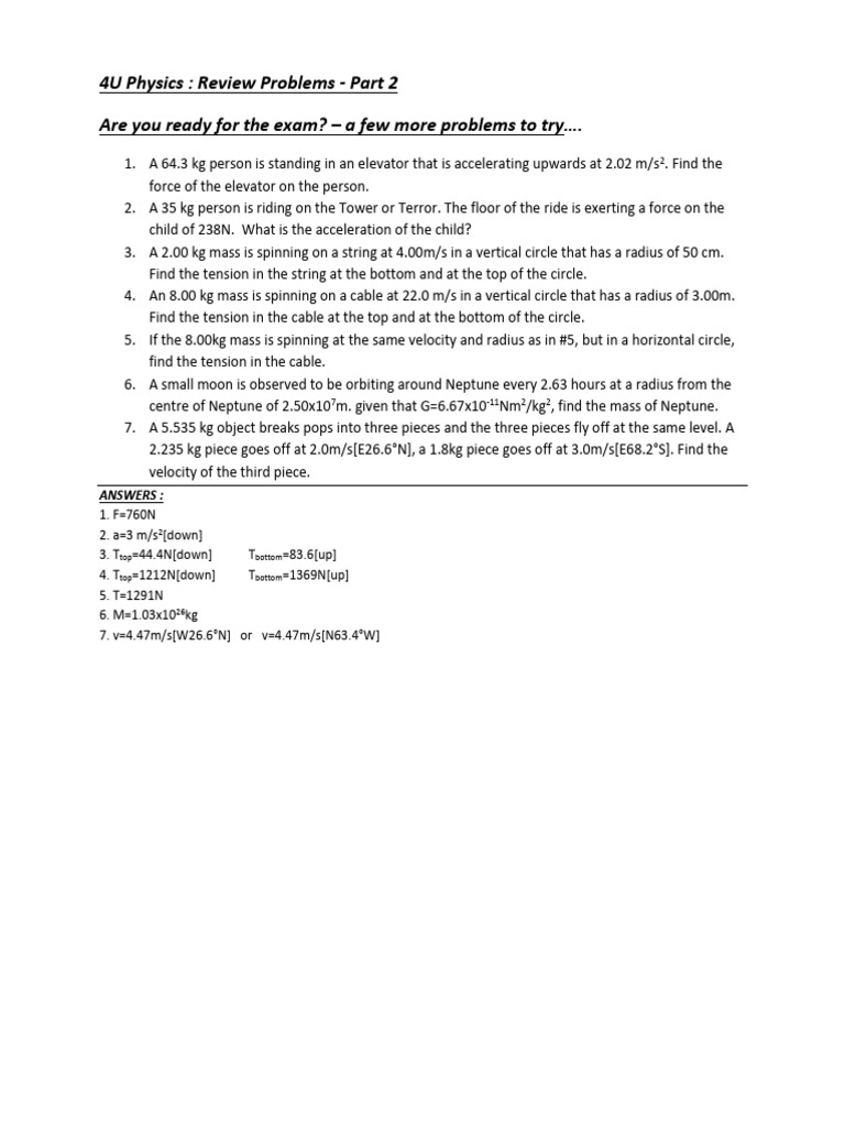 Review-Handout-2 | PDF