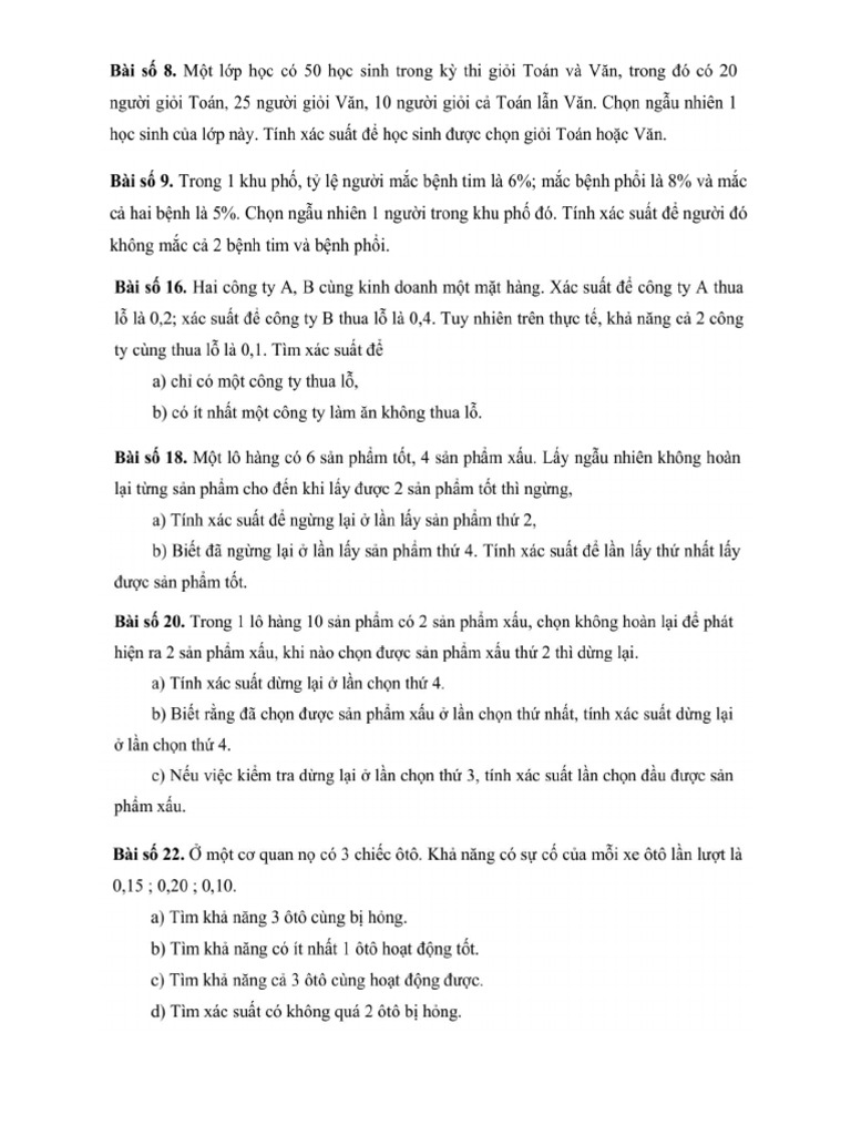 bai tap tuan 1 | PDF