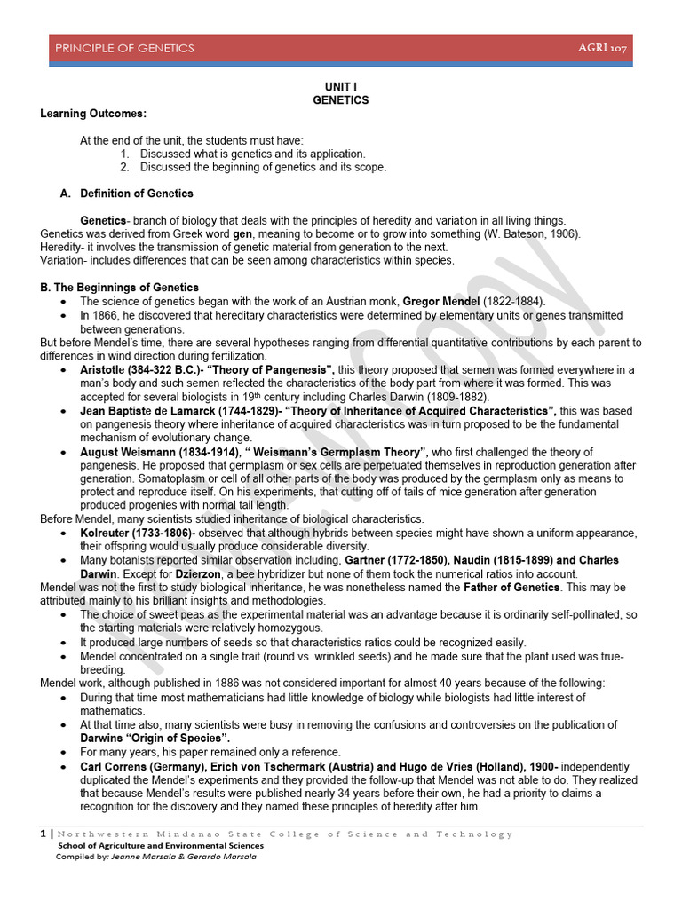 Genetics Module | PDF | Meiosis | Dominance (Genetics)
