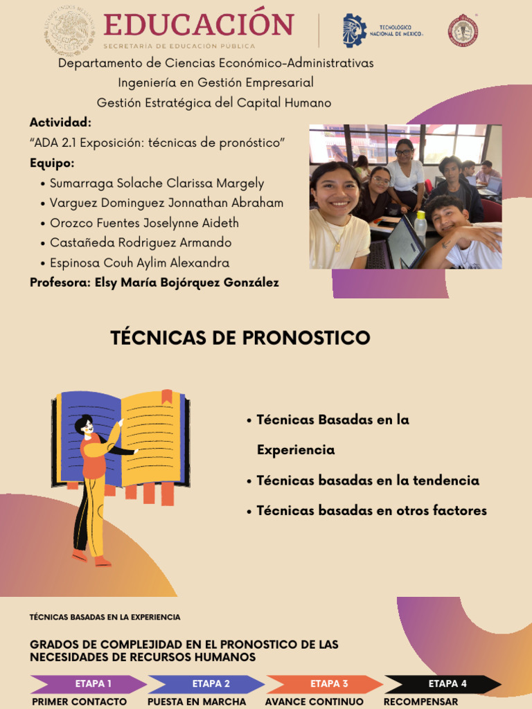 Tecnicas de Pronostico | PDF | Gestión de recursos humanos | Planificación