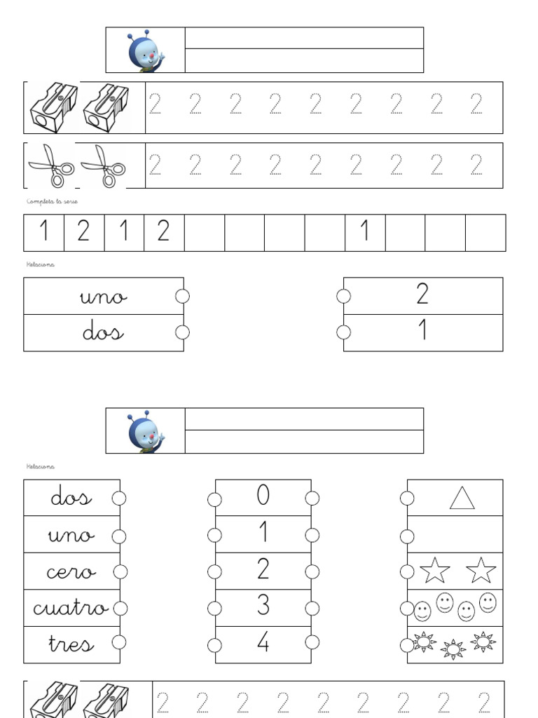 Números y Trazos 0 Al 10 | PDF