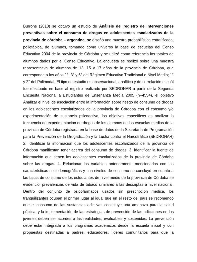 Burrone | PDF | Adolescencia