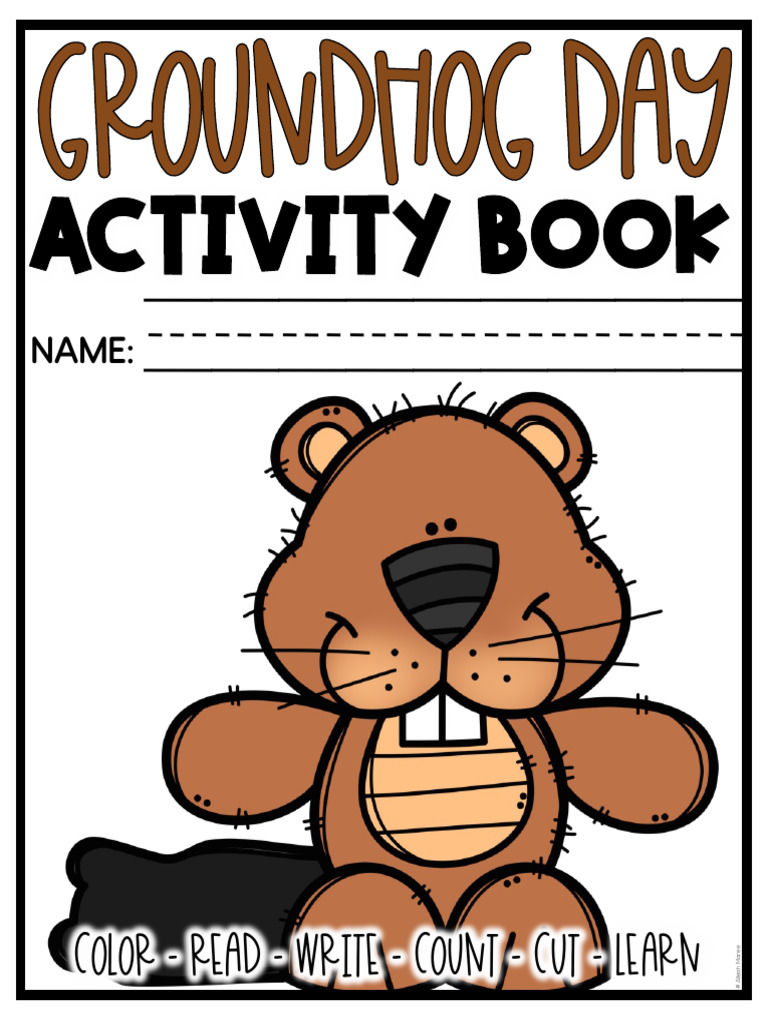 Groundhog Day NOPREPBooklet FREEBIE | PDF | Color | Vision