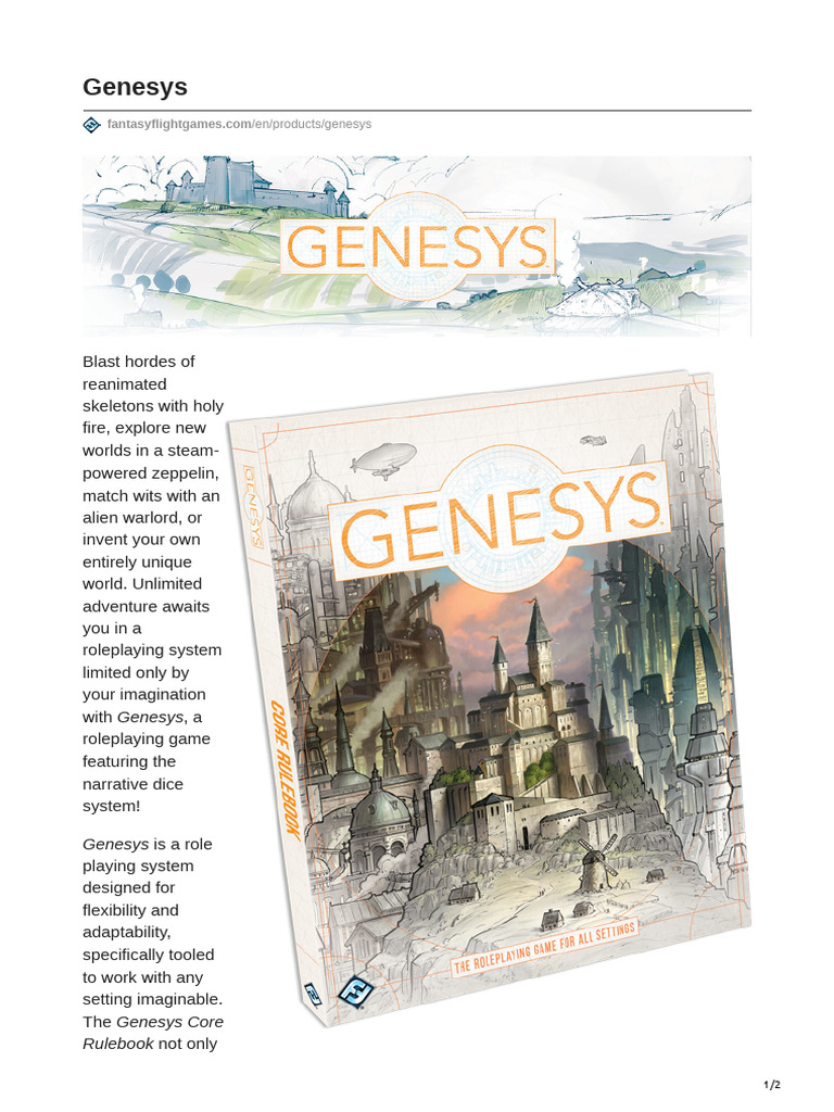 Genesys | PDF