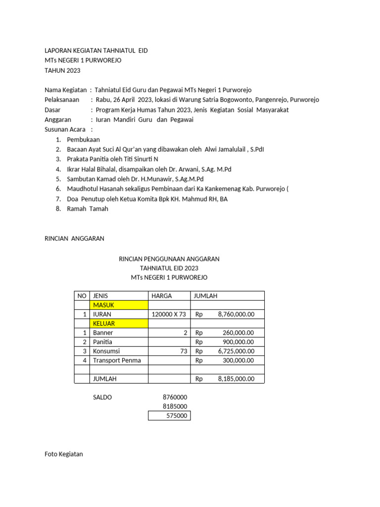 Halal BHL 2023 | PDF