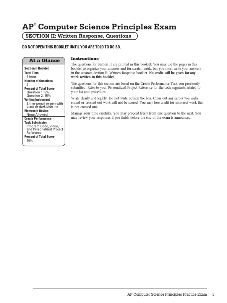 Sect_II ap-computer-science-principles-2018-practice-exam-1-frqs | PDF ...