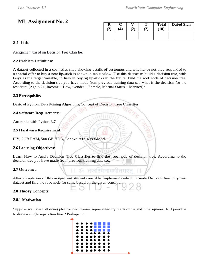 Decision-Tree-Classifier_Manual | PDF | Artificial Intelligence | Intelligence (AI) & Semantics
