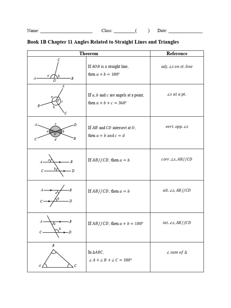 Book 1B Ch.11 Reasons WS | PDF