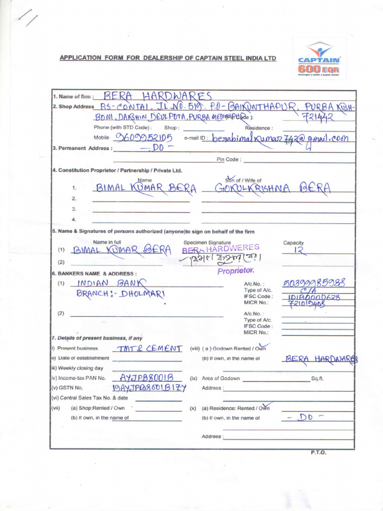 Bera Hardwares | PDF