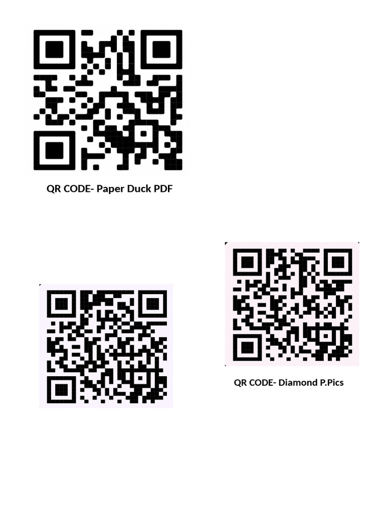 QR CODEs | PDF