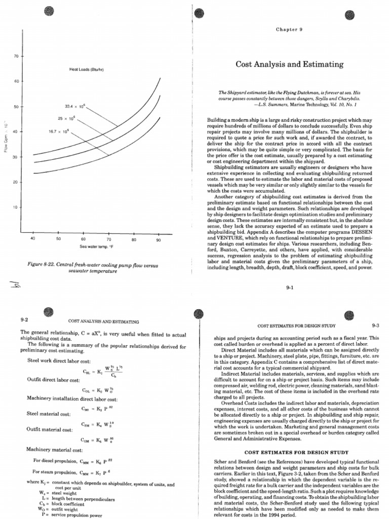Cost Analysis and Estimating | PDF | Ships | Shipbuilding