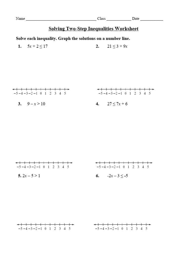 Integer and Inequality Practice | PDF