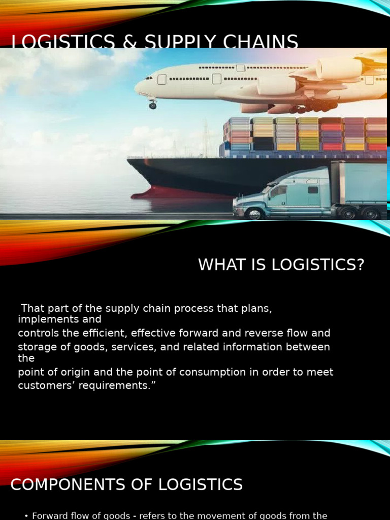 Logistics and Supply Chains | PDF | Logistics | Warehouse