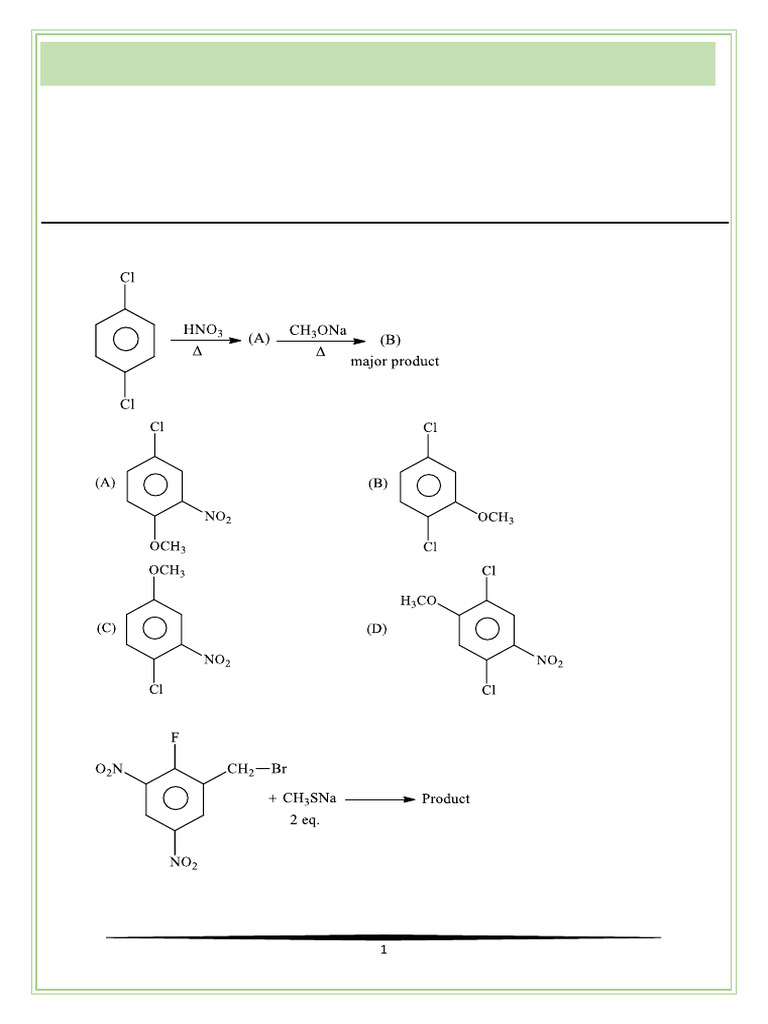 C25 CHEMISTRY Practice Sheet - Reaction Mechanism | PDF | Physical ...