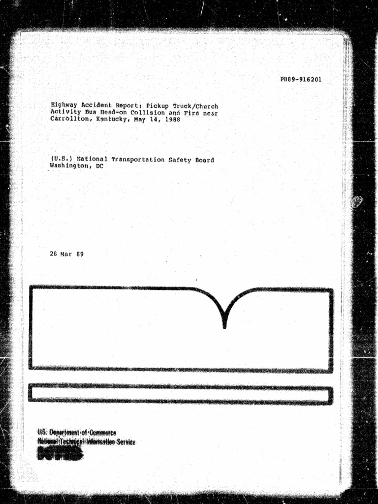 1988 Carrollton Bus Crash Report | PDF