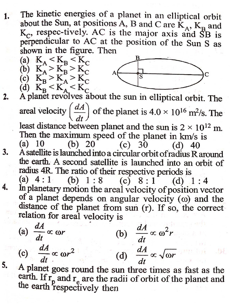 Physics CH-6 Gravitation (14-05-2025) | PDF