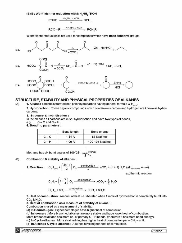Phycical Properties of Hydrocarbons (3) | PDF | Alkane | Alkene