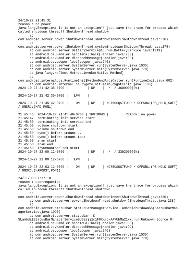 Power Off Reset Reason Backup | PDF | Computing | Software