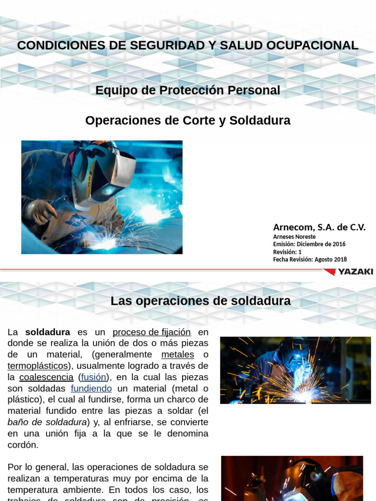 Curso EPP Soldador | PDF | Soldadura | Construcción