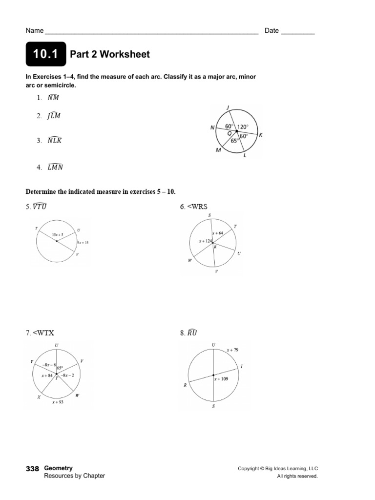 Henry Rahe - 10.1 Part 2 Worksheet | PDF