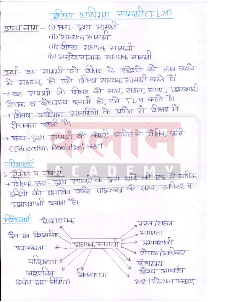 Teaching Learning Material Pdf