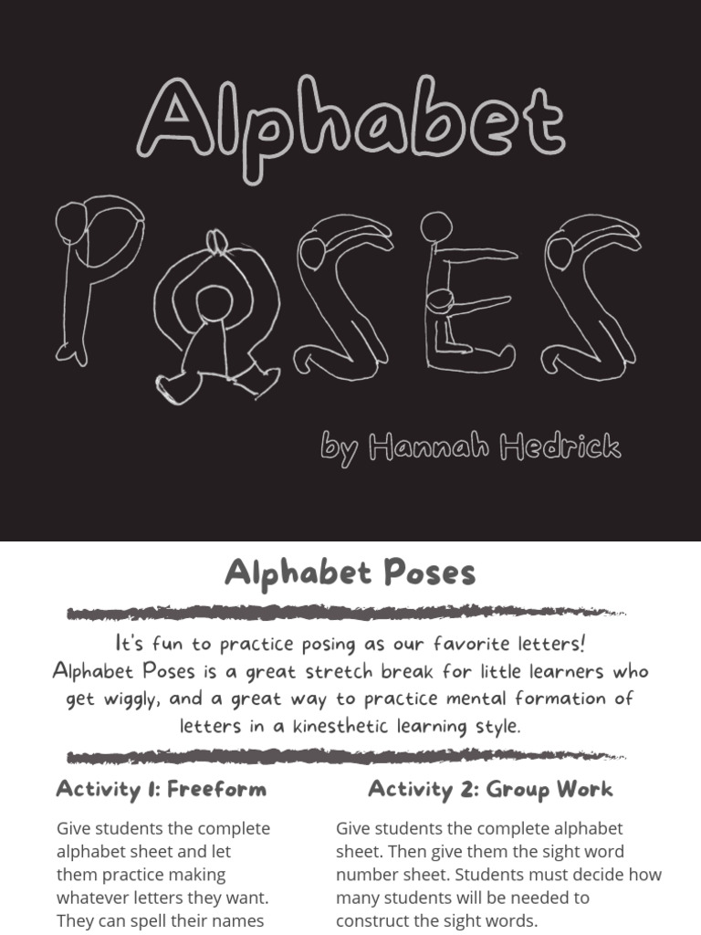 Alphabet: by Hannah Hedrick | PDF
