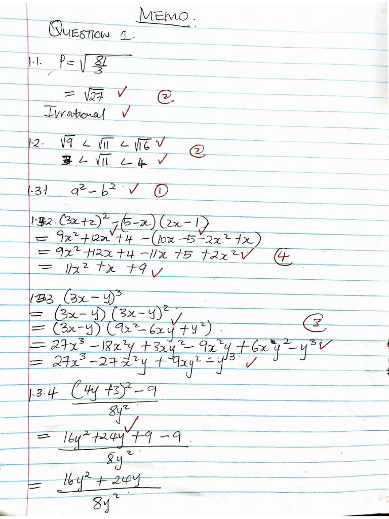 Grade 10 MEMO 13 April 2024 | PDF