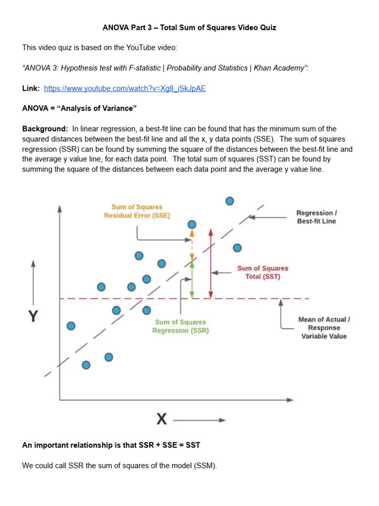 Kami Export - Vihan Aggarwal - ANOVA VQ #3 | PDF | F Test | Errors And ...