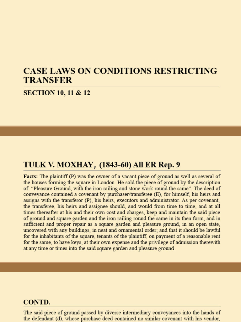 1b CASES ON CONDITIONAL TRANSFER | PDF | Covenant (Law) | Assignment (Law)