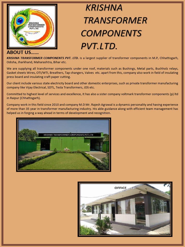 Krishna Transformer Catalog-1 | PDF | Transformer | Valve