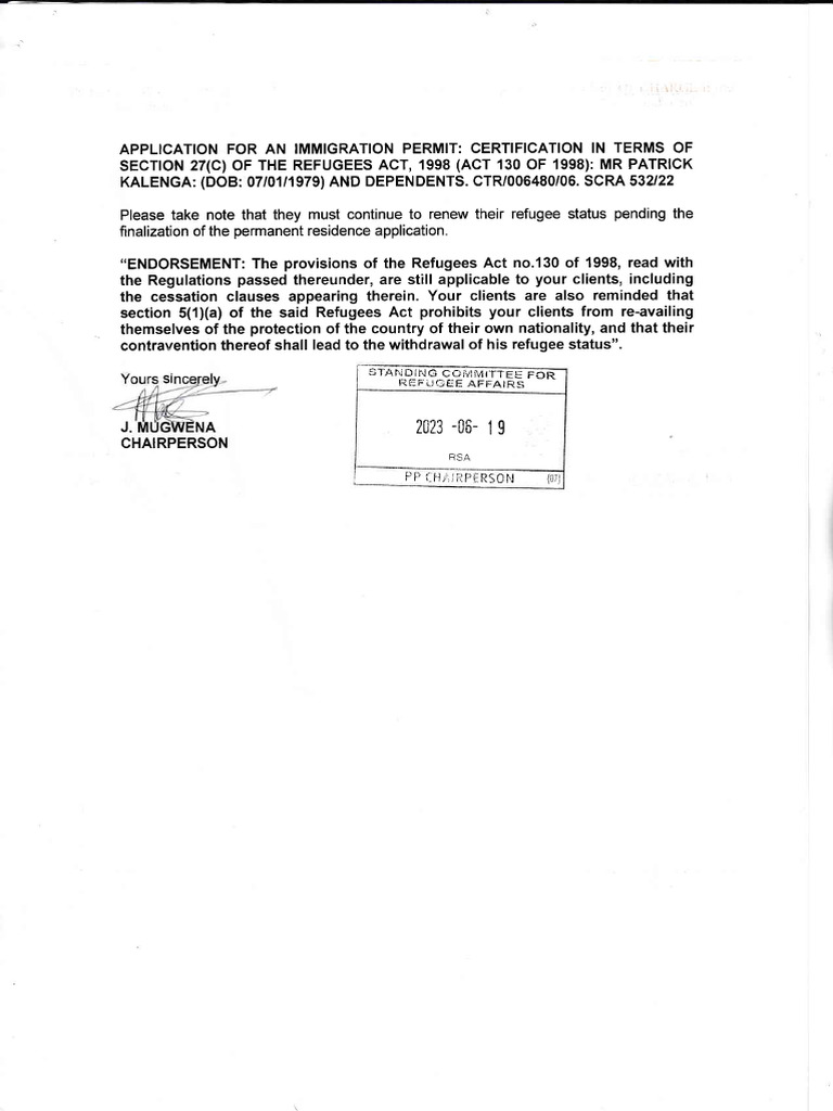 Letter From Scra PG 2. | PDF