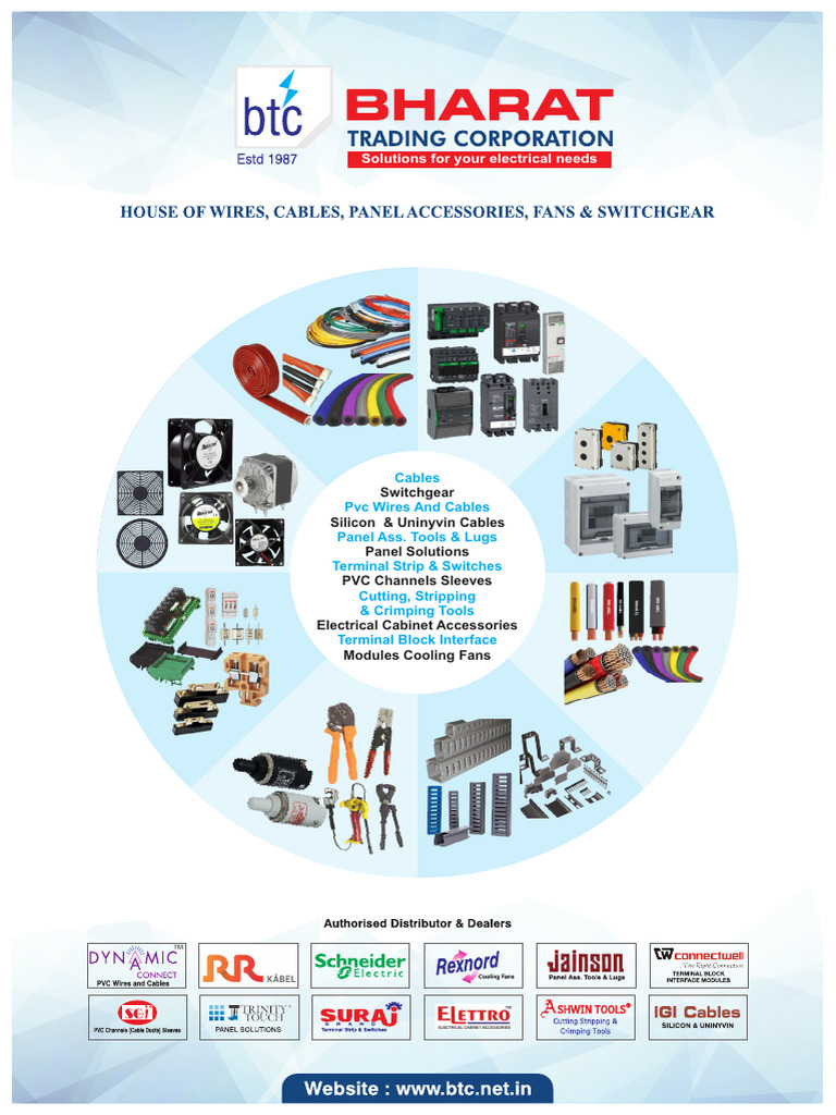 Bharat Trading Broucher Final 2024 | PDF | Electrical Connector | Electricity