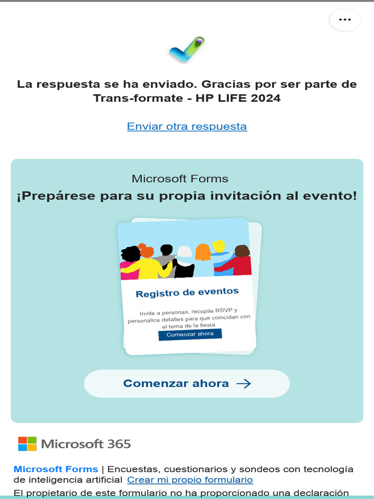 Formulario de Cierre Trans-Formate HP LIFE 2024 (Página 97 de 101) | PDF