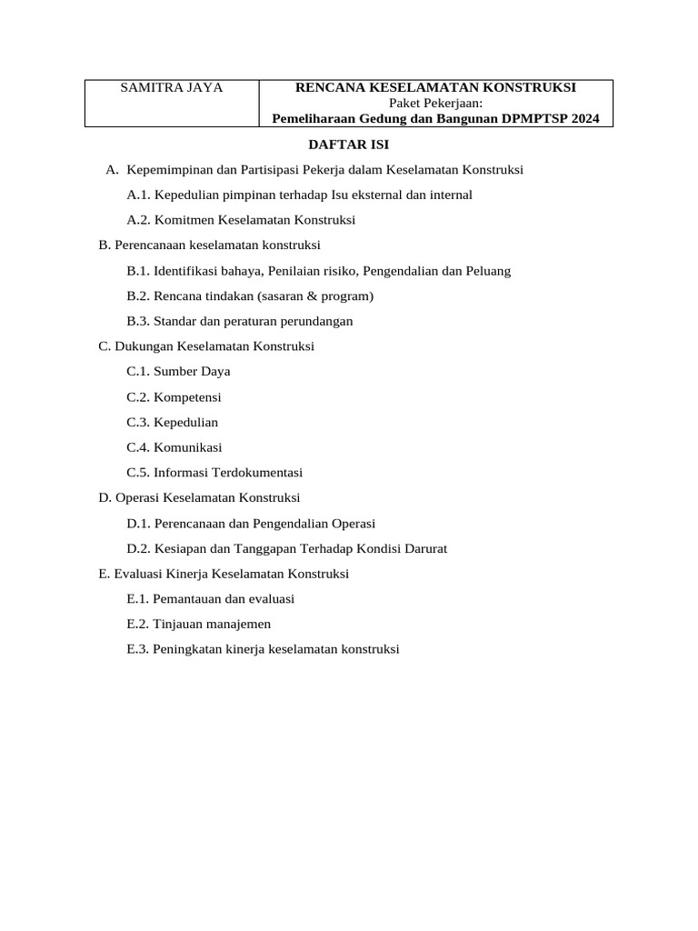 K3 Pemeliharaan Gedung | PDF