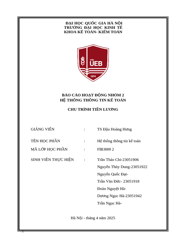 (HTTTKT) Nhóm 2 | PDF