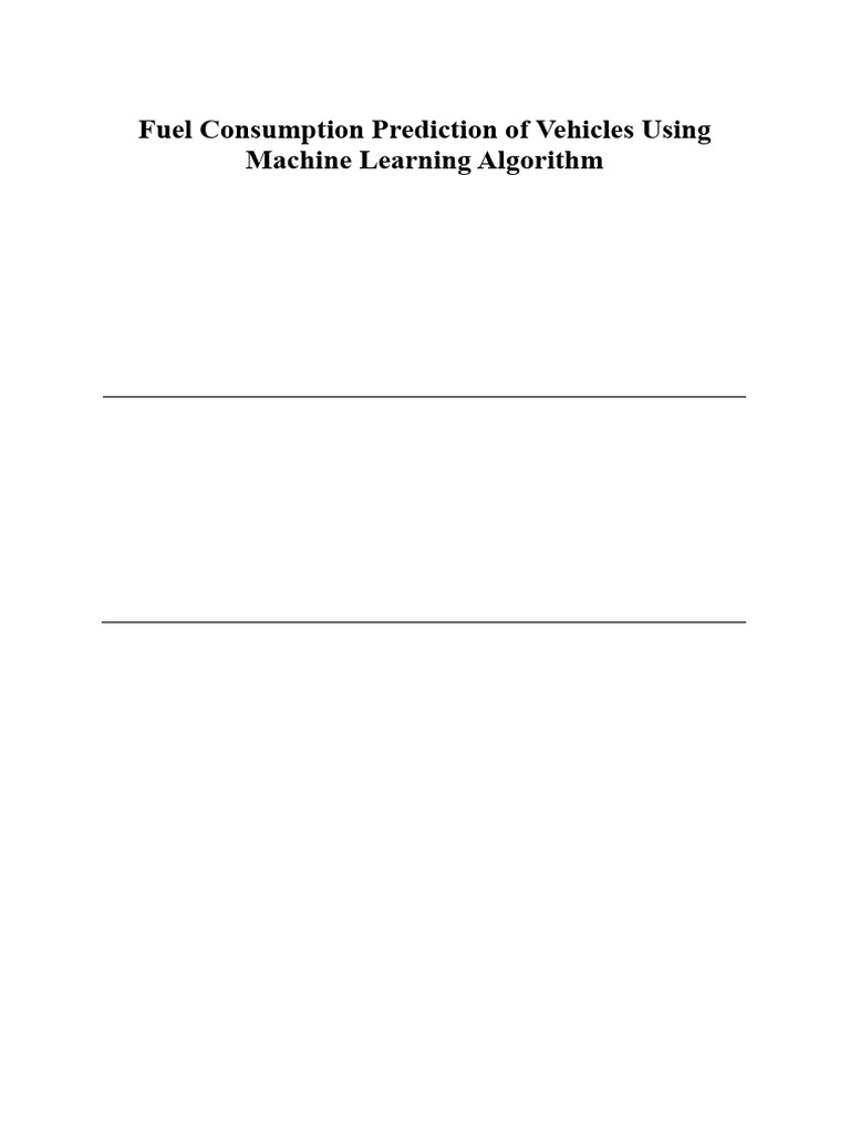 Paper Original Submitted - 112052 | PDF | Mean Squared Error | Machine Learning