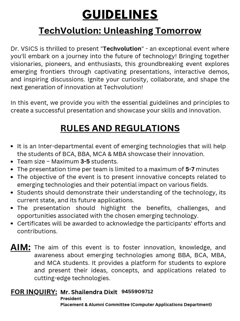 Emerging Technologies guidelines | PDF