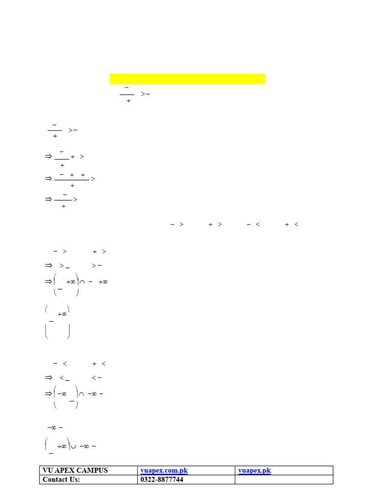 MTH101 Midterm Solved Subjective Lecture 1 To 22 | PDF | Mathematics | Mathematical Analysis