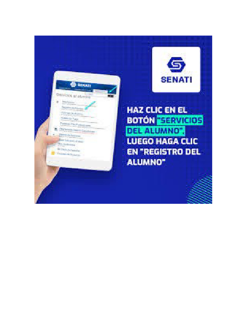 Servicio Del Alumno de Senati | PDF