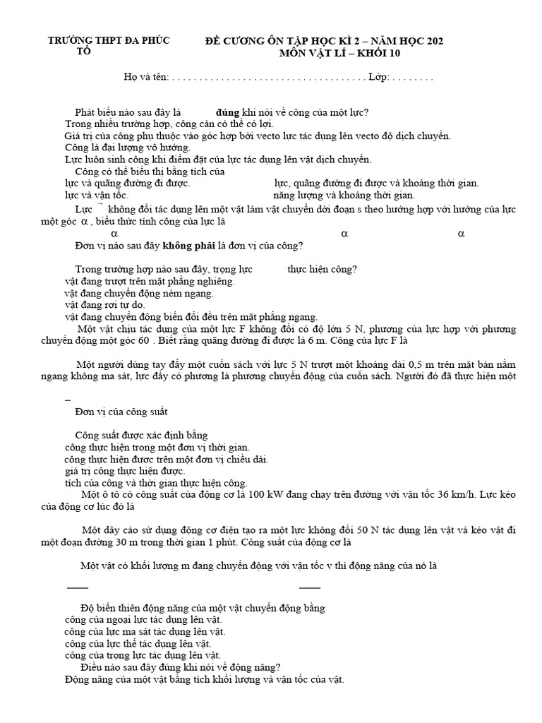 VATLI_10_DE_CUONG_d | PDF