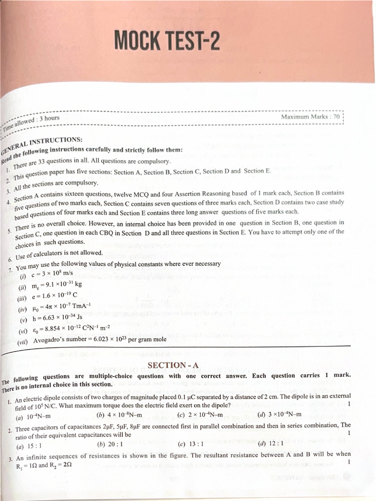 Mock Test-2 | PDF